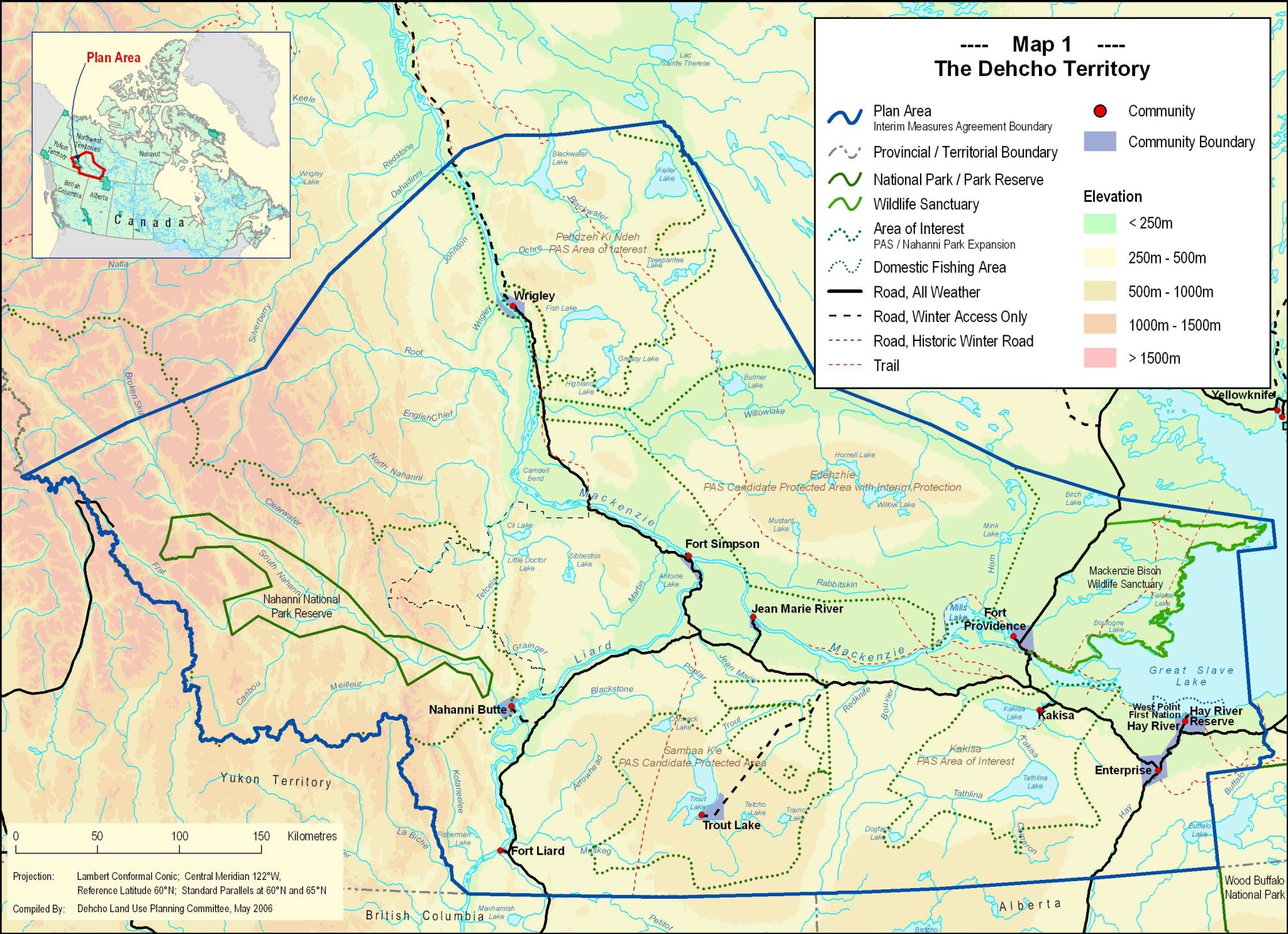 Map Archives - Dehcho Land Use Planning Committee